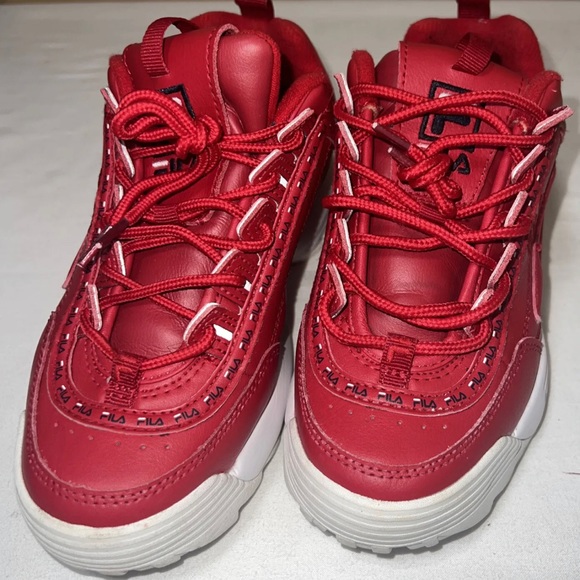 Fila | Shoes | Fila Disruptor 2 Women Size 7 Athletic Chunky Clean Red ...